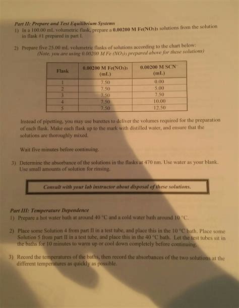 Solved Have To Answer The Pre Lab Using The Procedure In Lab