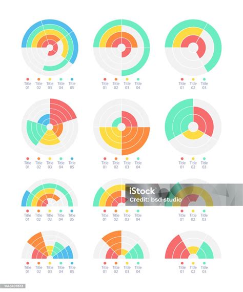 통계 연구 프로세스 서클 인포 그래픽 디자인 템플릿 세트 차트에 대한 스톡 벡터 아트 및 기타 이미지 차트 데이터 원형 Istock