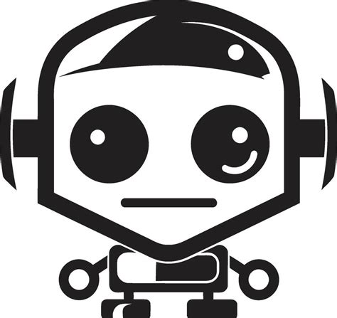 Chat Companion Badge Small And Cute Robot Vector Icon For Friendly Conversations Whiz Widget