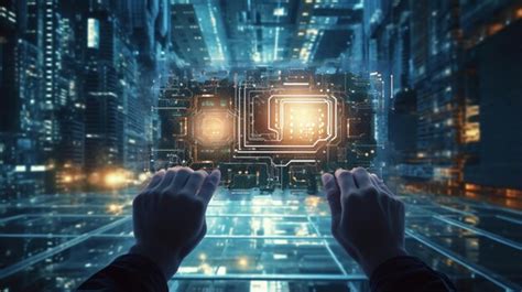 Premium Ai Image Person Holding Artificial Intelligence Processing