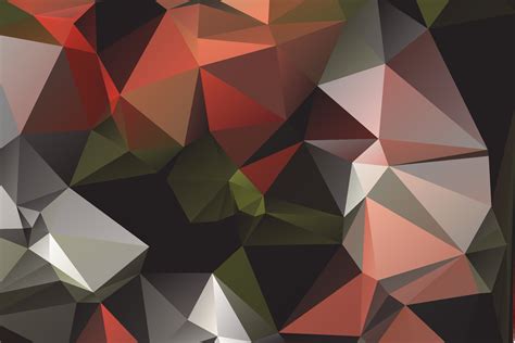 Abstract Background Low Poly Textured Triangle Shapes In Random Pattern Trendy Lowpoly