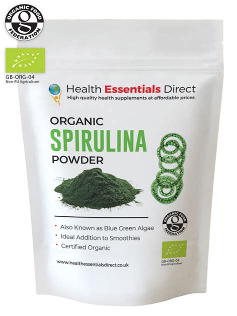 Organic Spirulina Powder – Health Essentials Direct