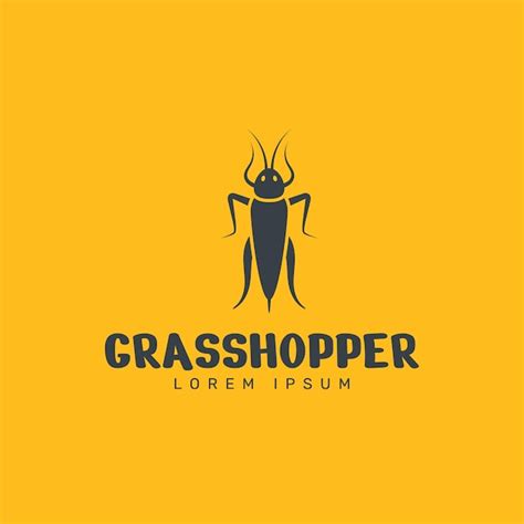 Premium Vector Grasshopper Logo Illustration