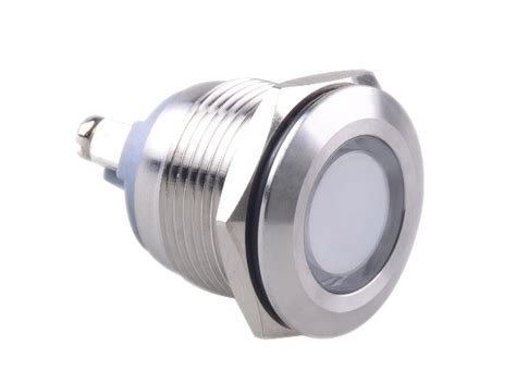 12mm Mounting Aperture Push Button GQEM