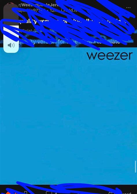 Weezer Blue Album Meme Template