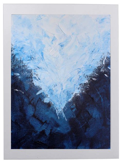 Kr Moehr Blues Night Original Framed Signed Contemporary Blue