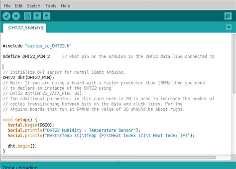 Temperature And Humidity Sensor Dht22 In Arduino Uno Tutorial Wiring And Library Johan Wahyudi