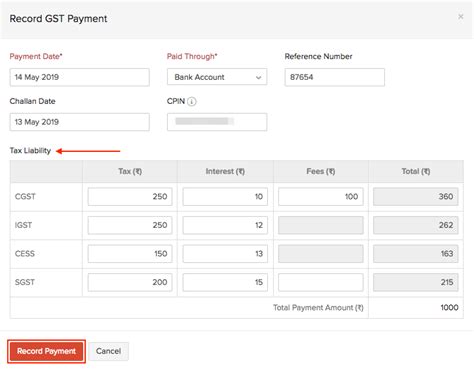 File Gstr 3b India Help Zoho Books