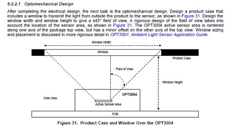 opt3004 “windows height” design criteria sensors forum sensors