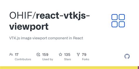 GitHub OHIF React Vtkjs Viewport VTK Js Image Viewport Component In React
