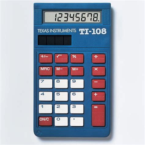 Ti 108 Calculator Basic 6 Function Calculator