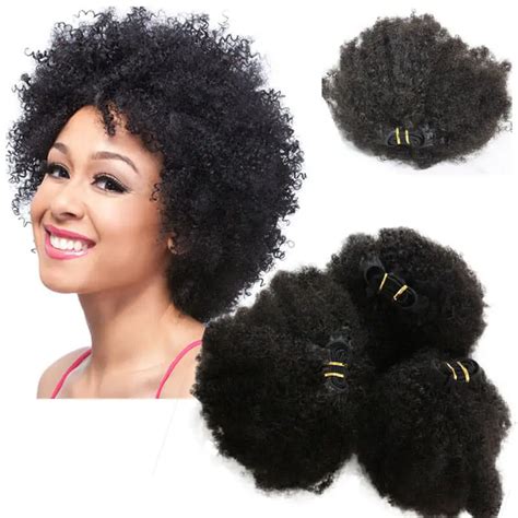 3pcslot Mogolian Afro Kinky Curly Hair Weave Unprocessed Afro Kinky