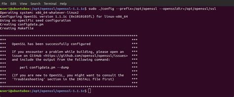 openssl version