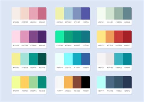 Premium Vector Pantone Colour Palette Catalog Samples In Rgb Hex
