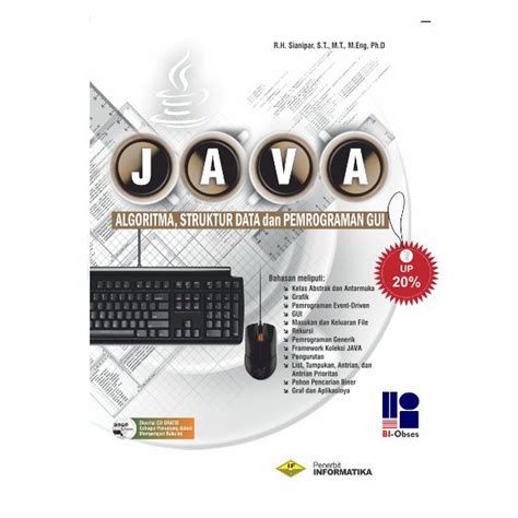Jual Java Algoritma Struktur Data Dan Pemrograman Gui Cd Shopee