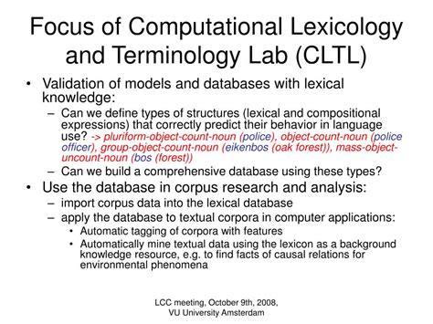Ppt Lexical Knowledge Schemes For Modeling Words And Expressions In Communication Powerpoint