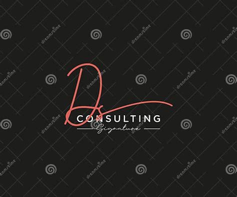 Initial Ds Signature Logo Collection Template Vector Hand Drawn Calligraphy Lettering Vector