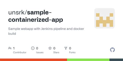 GitHub Unsrk Sample Containerized App Sample Webapp With Jenkins