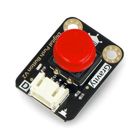 Dfrobot Gravity Digital Button Tact Switch Red Botland Robotic Shop