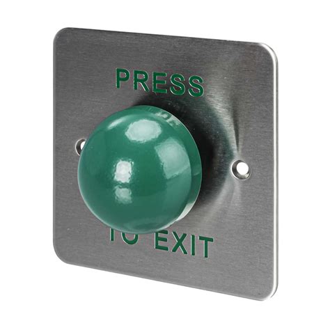ESP Push To Exit Mushroom Release Button Stainless Steel EVEXITM CEF