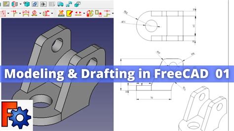 Modeling And Drafting In Freecad Freecad Modeling Freecad Detailing Mechnexus Youtube