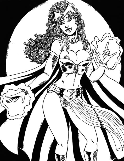 Scarlet Witch Gypsy Costume By Karmagik Hentai Foundry