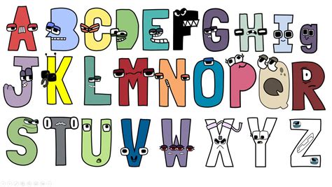 Alphabet Lore And Number Lore In Londrina Solid By Gabodp2810 On Deviantart