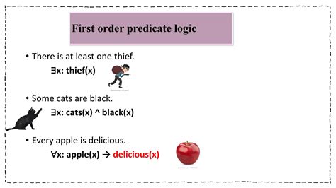 first order predicate logic examples different examples ppt
