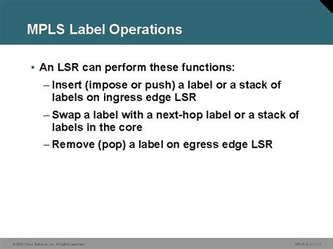 mpls concepts introducing mpls labels and label stacks