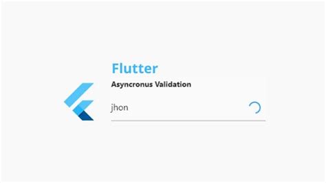 Flutter Async Validation Example Rflutterdev