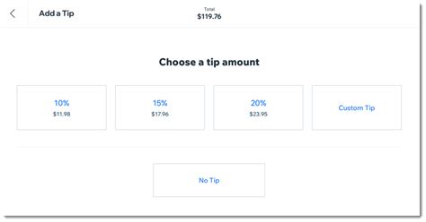 Wix Retail Pos Allowing Customers To Leave Tips Help Center