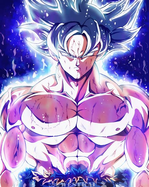 Mastered Ultra Instinct Goku Fanart By Westkai12 On Deviantart