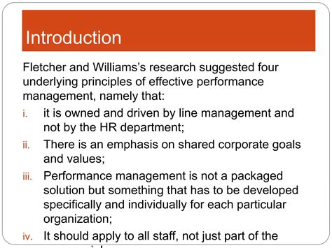 The Performance Management Process Ppt