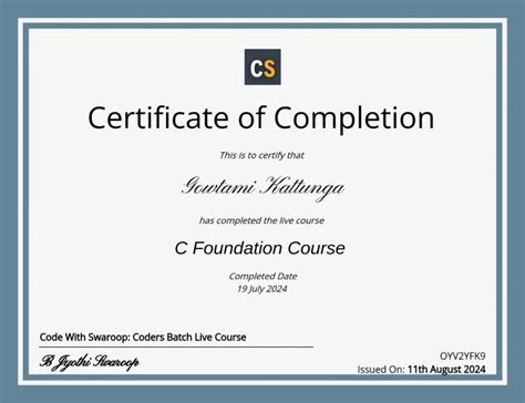Gowtami Kattunga On Linkedin Codewithswaroop Cprogramming Coding