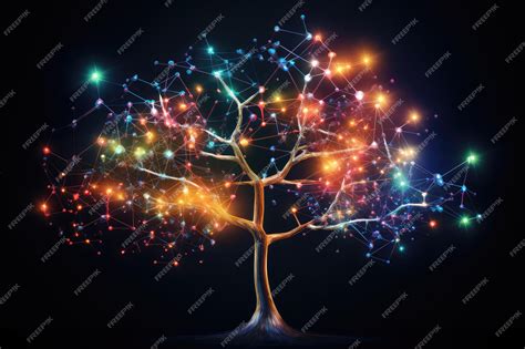 Premium Photo Idea Of Growing Neural Networks Abstract Brain Plasticity