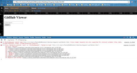 Angularjs Using Ng Module Giving Cross Domain Error Stack Overflow