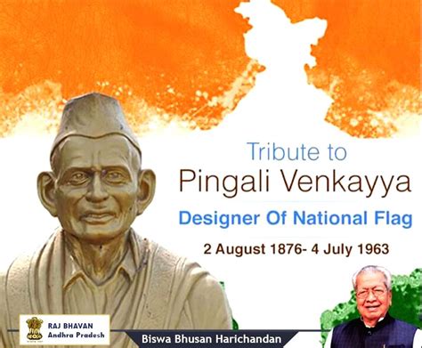 Tributes Pour In For Pingali Venkayya On Birth Anniversary