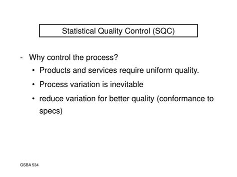 Ppt Statistical Quality Control Sqc Powerpoint Presentation Free Download Id3585409