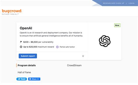 Openai、バグ報奨金プログラム開始 最高約270万円 週刊アスキー
