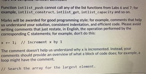 Solved A Function Contains This Statement Int Arr