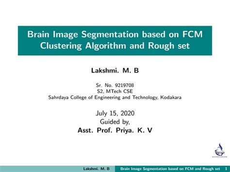 Brain Image Segmentation Based On Fcm Clustering Algorithm And Rough