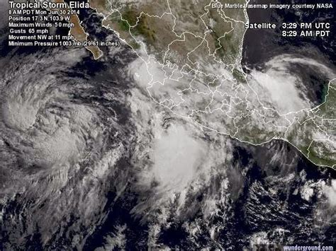 Sparks Mexico Tropical Storm Elida