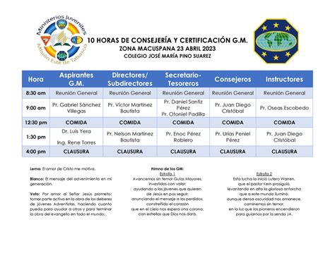 10 Horas De Consejería Y Certificación G 10 Horas De ConsejerÍa Y