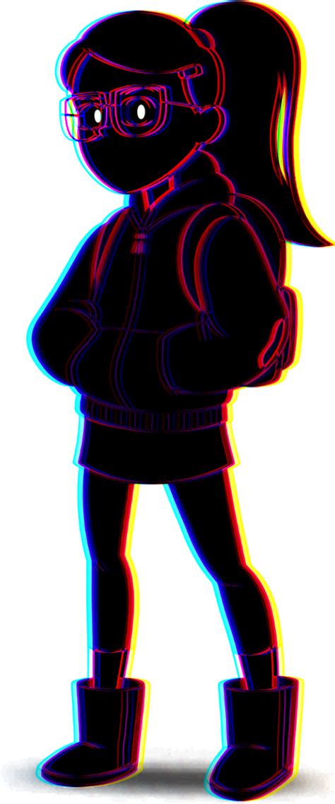 shadow glitch tulip render by kalel156 on deviantart