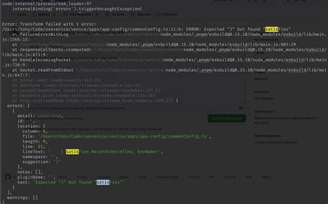 upgrade to latest esbuild to support typescript 4 9 · issue 54