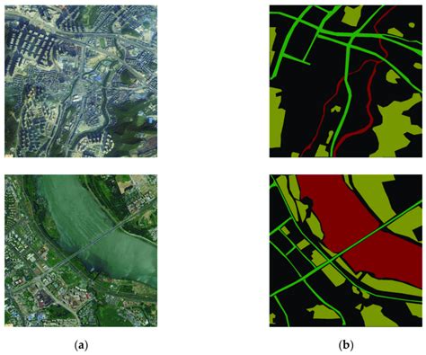 Examples Of Training Dataset A A Satellite Remote Sensing Image B