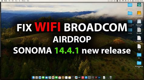 Fix Broadcom Wifi Bcm94360 Hackintosh Macos Sonoma 14 4 1 Youtube