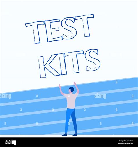 Writing Displaying Text Test Kits Conceptual Photo Tools Used To