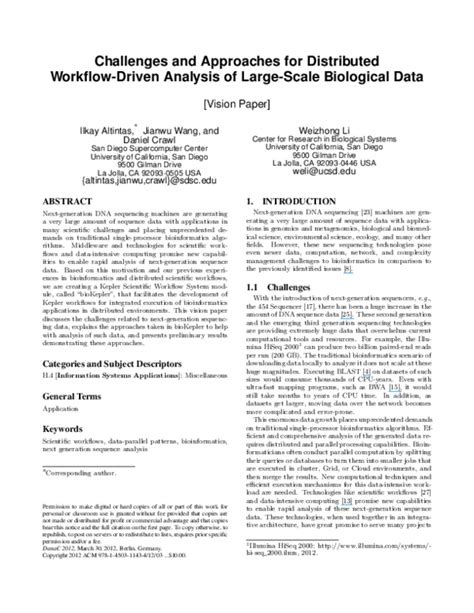 Pdf Challenges And Approaches For Distributed Workflow Driven