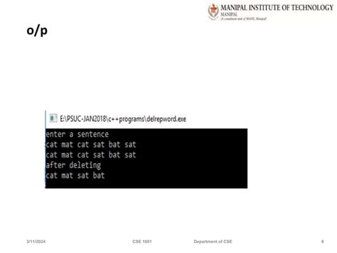 Problem Solving Using Codes Strings Extrapptx
